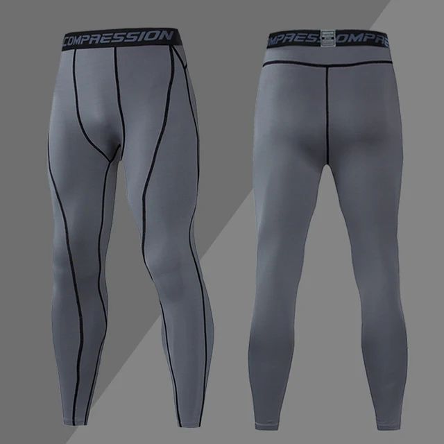 Mens Compression Sweatpants Male Tights Sport Pants for Gym Fitness ...