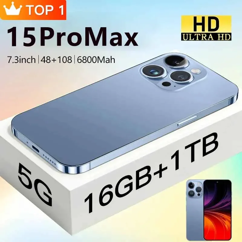 Nuovo-originale-per-Smartphone-15-Pro-Max-7-3-pollici-versione-globale ...