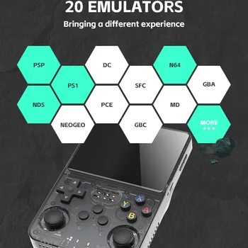 Open Source R36S Handheld Game Console Linux System 3.5 Inch IPS Screen ...