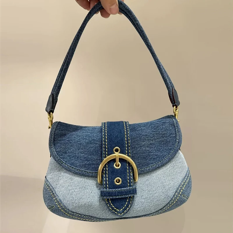 England-Style-Denim-Bag-For-Women-Luxury-Designer-Handbags-Purses-2024 ...