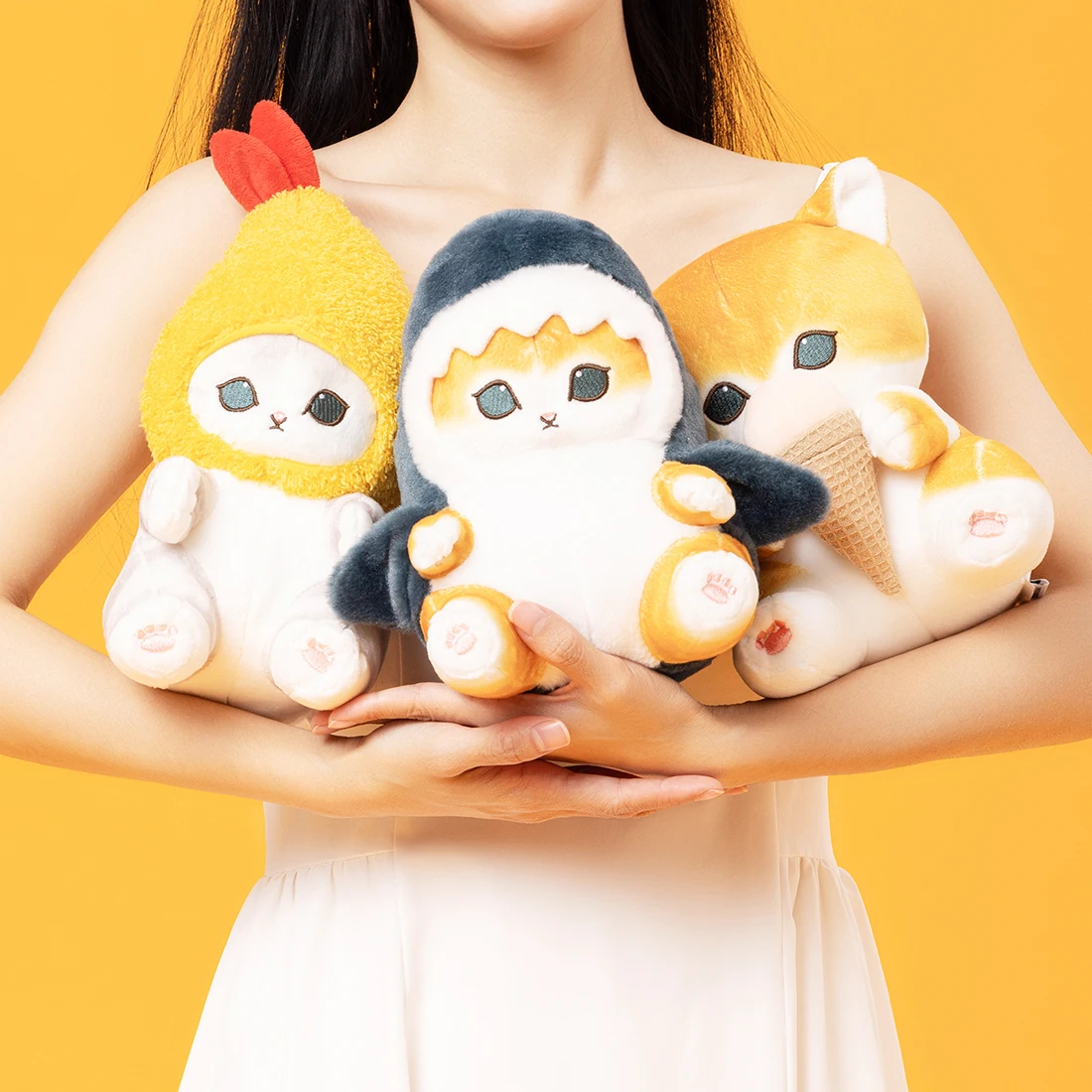 MINISO-Mofusand-Series-8in-Plush-Toy-Shark-Kitten-Premium-Stuffed ...