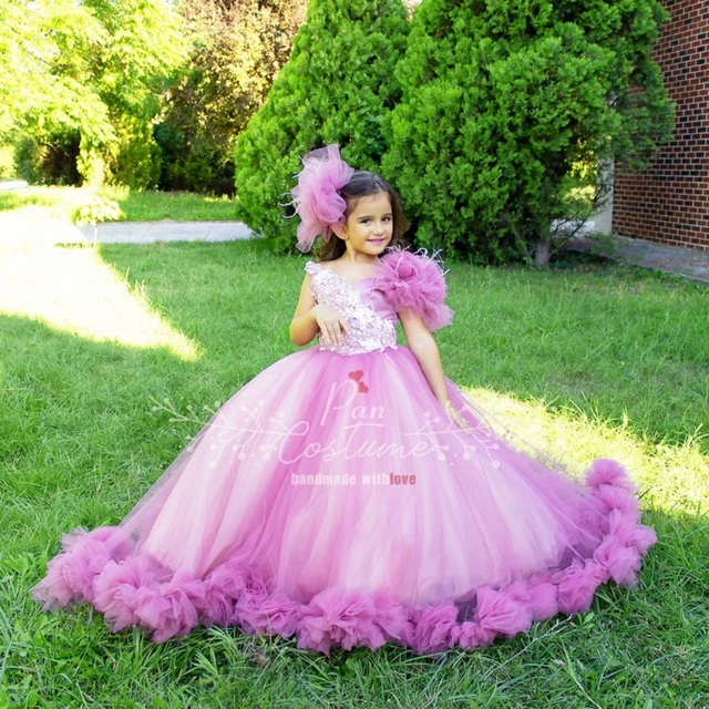 Pink Princess Dresses For Little Girls