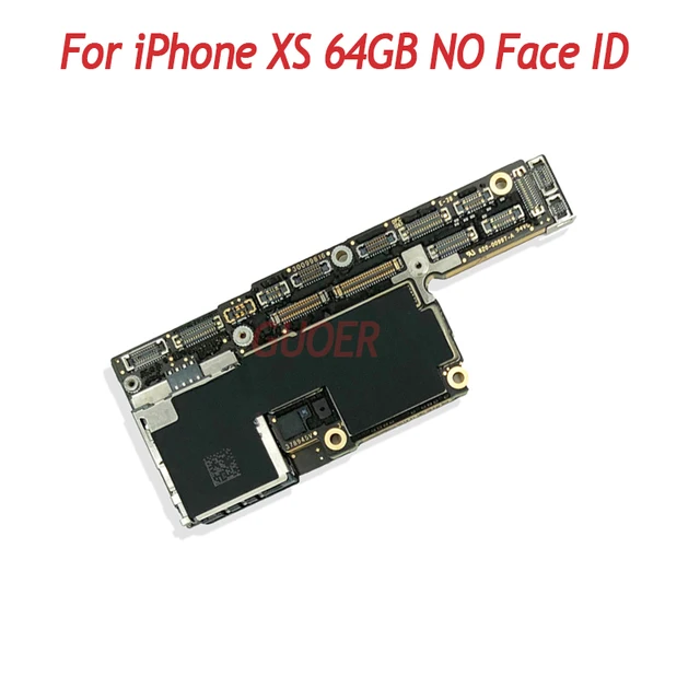 Free Shipping For iPhone X XR X S XS Max Motherboard With Face ID 64GB ...