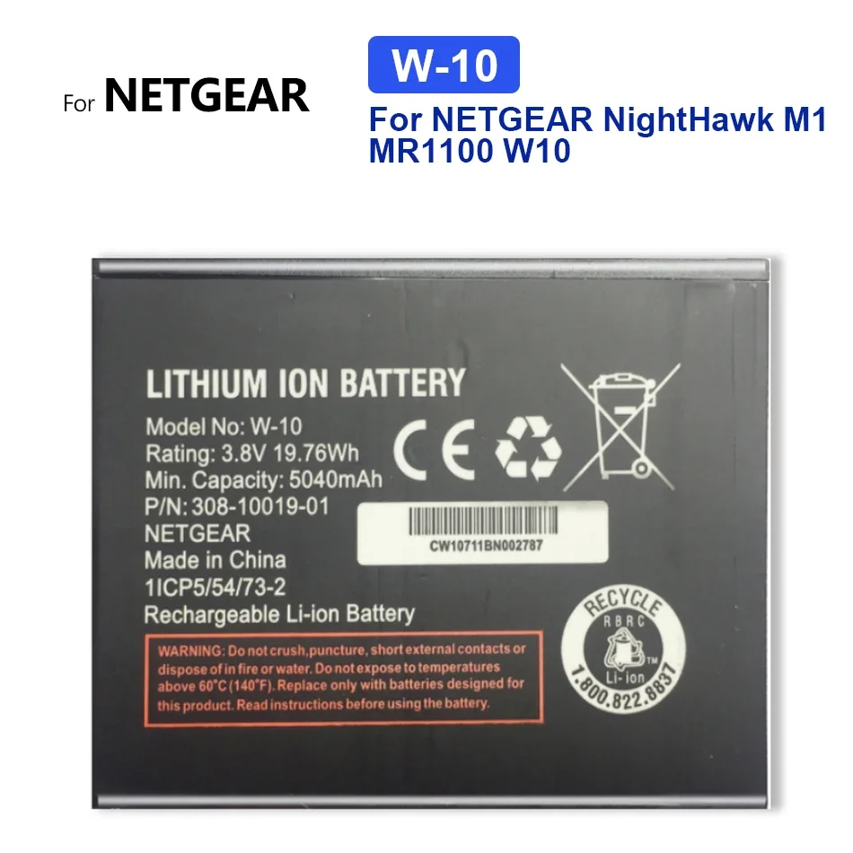 Replacement-Battery-for-NETGEAR-NightHawk-M1-MR1100-W10-5040mAh-Track ...