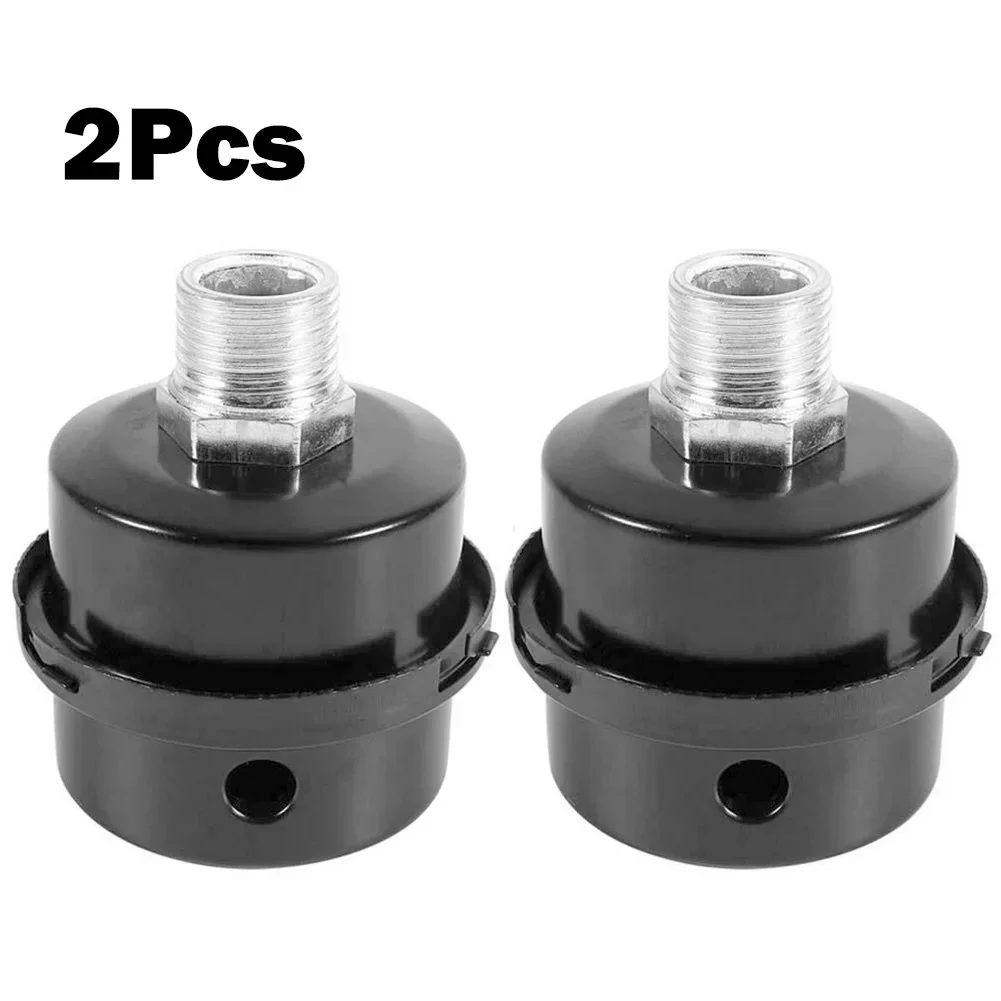2pcs-Air-Compressor-Parts-Metal-Air-Compressor-Intake-Filter-Noise ...