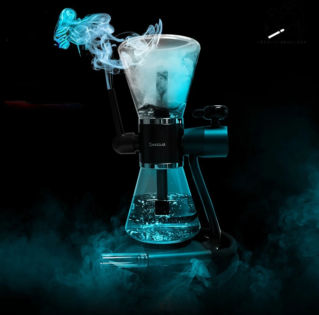 FUMULHA DE JUSES Ampulheta Gravidade Hookah Shisha Conjunto para Bonga ...