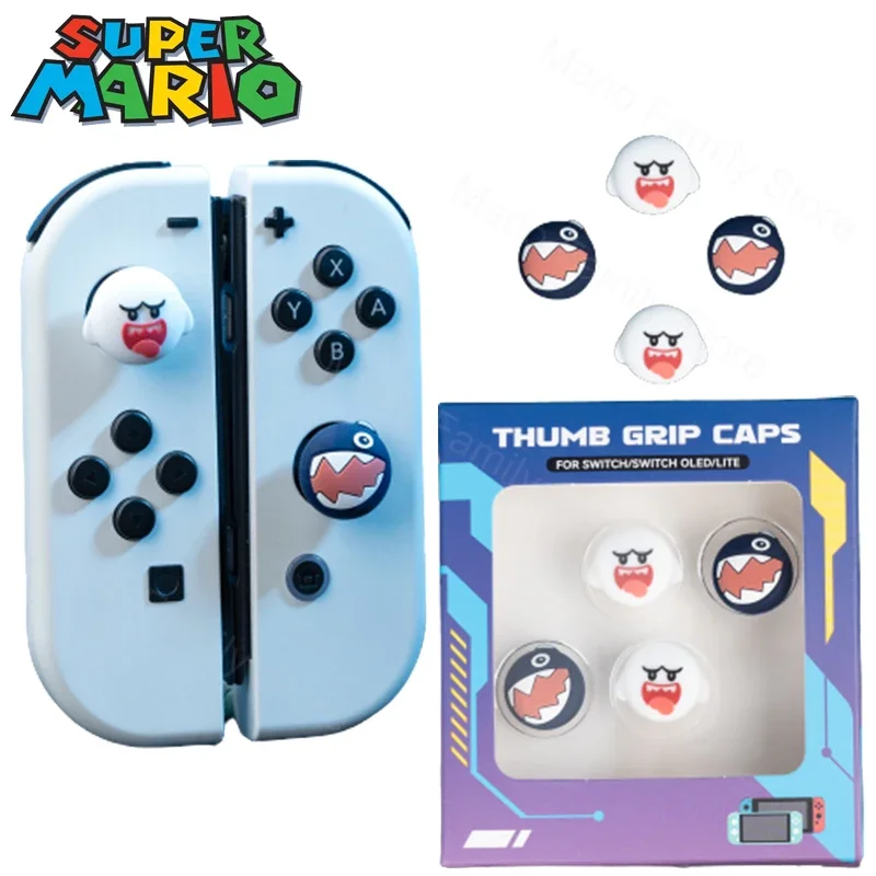 4pcs-Mario-Bros-Ghost-Joystick-Case-for-Nintendo-Switch-OLED-NS-Anime ...
