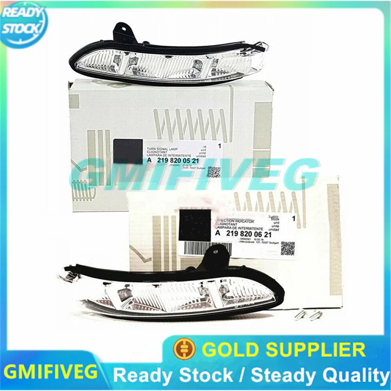 2PCS Car Espelho Turn Signal Luzes Para Mercedes Benz W211 W221 W219 ...