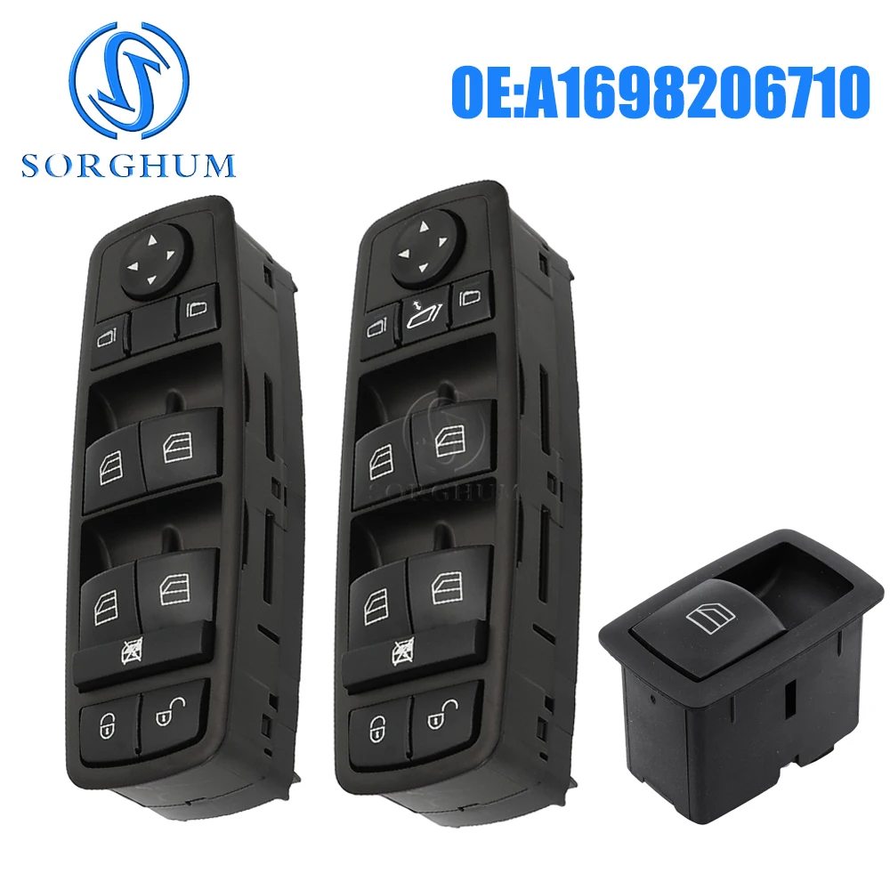 SORGHUM-Power-Window-lock-Control-Switch-A1698206710-1698206610-For ...