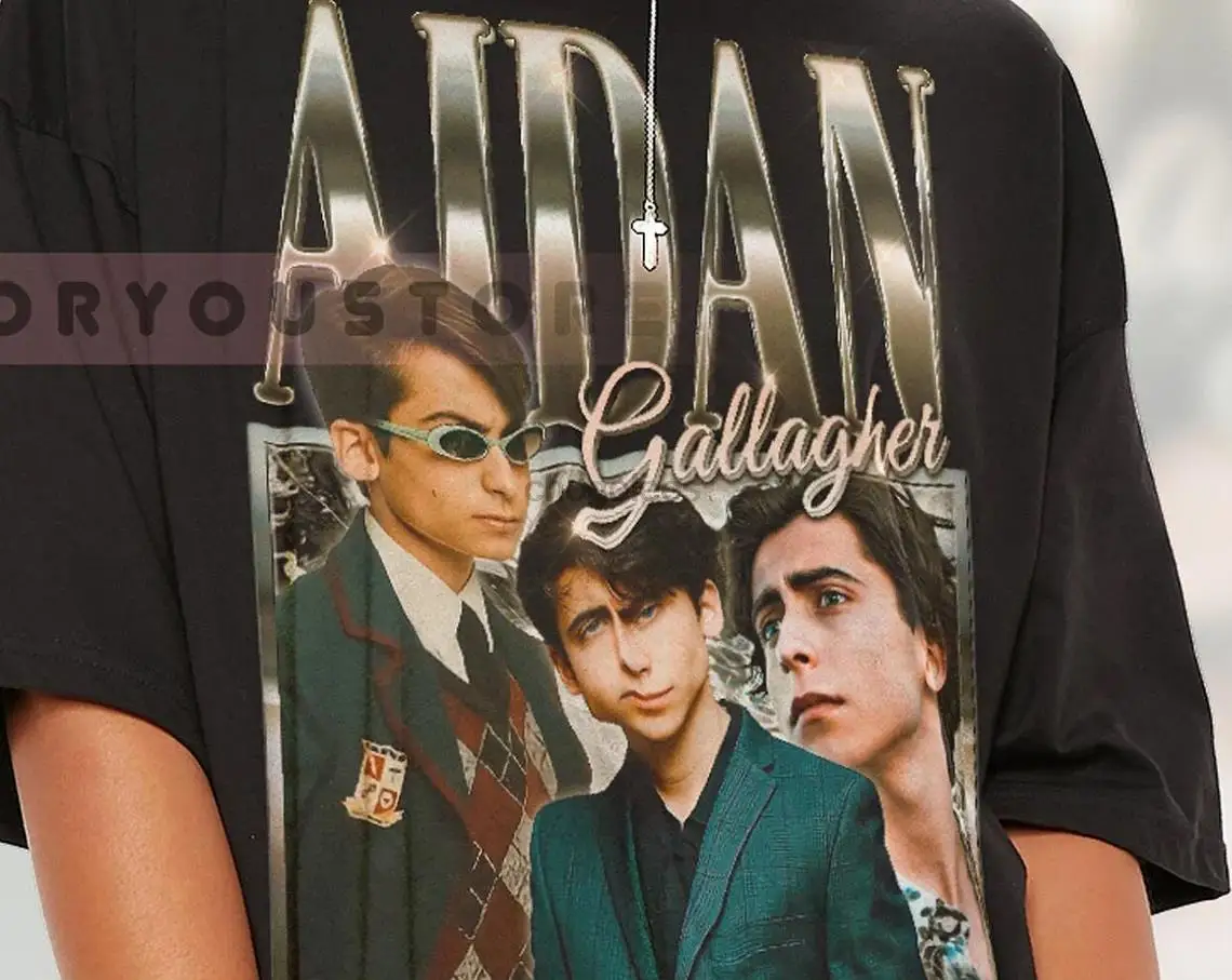 AIDAN-GALLAGHER-Vintage-Shirt-Aidan-Gallagher-Homage-Tshirt-American ...