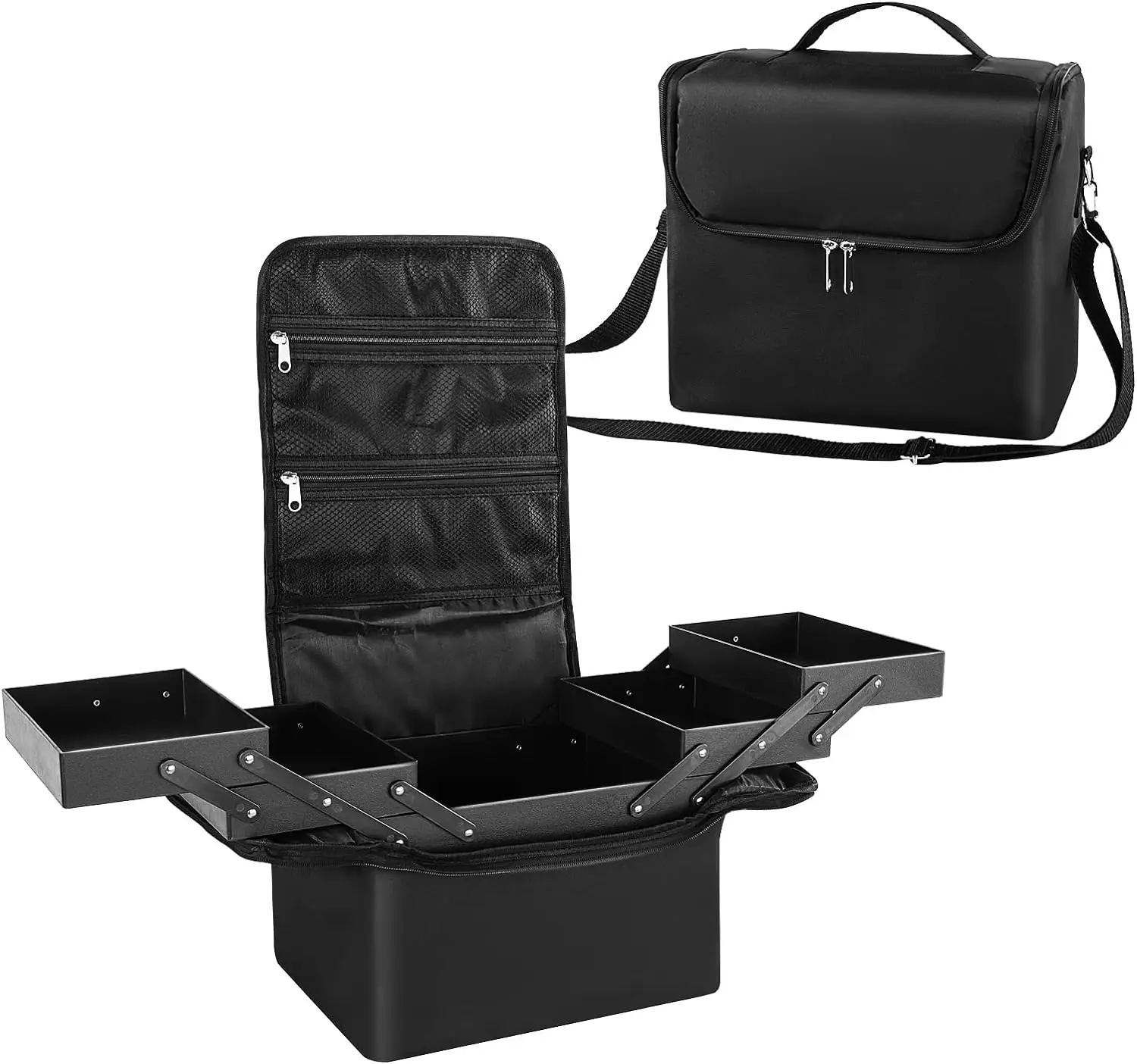 Makeup-Box-29x21x27cm-Storage-Vanity-Case-Professional-Large-Portable ...