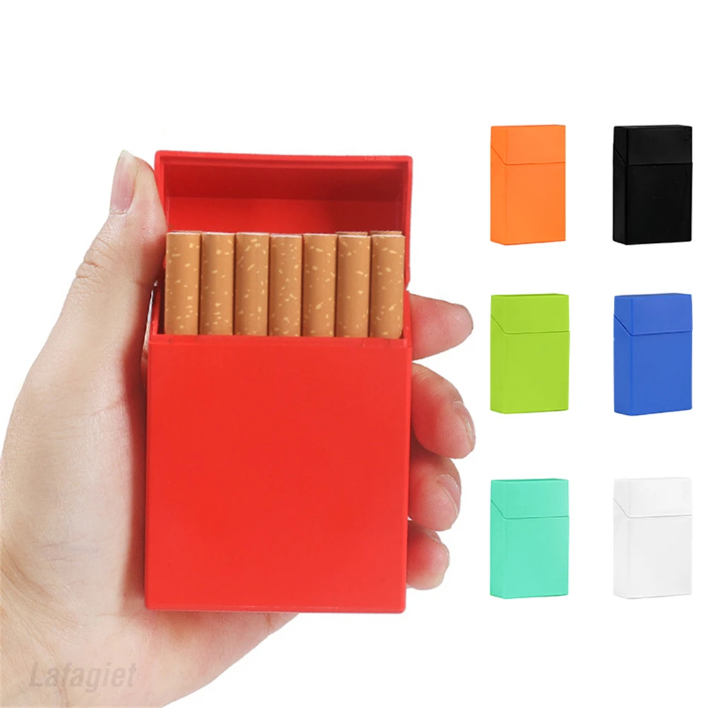 Portable-Pocket-Cigarette-Box-Silicone-Cigarette-Case-Tobacco-Holder ...