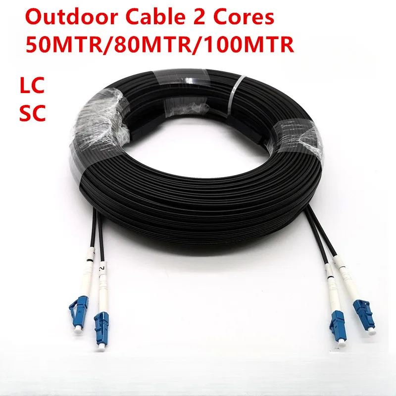 50m-80m-100m-Outdoor-Fiber-Optic-Drop-Cable-Duplex-FTTH-2-Cores-Fiber ...