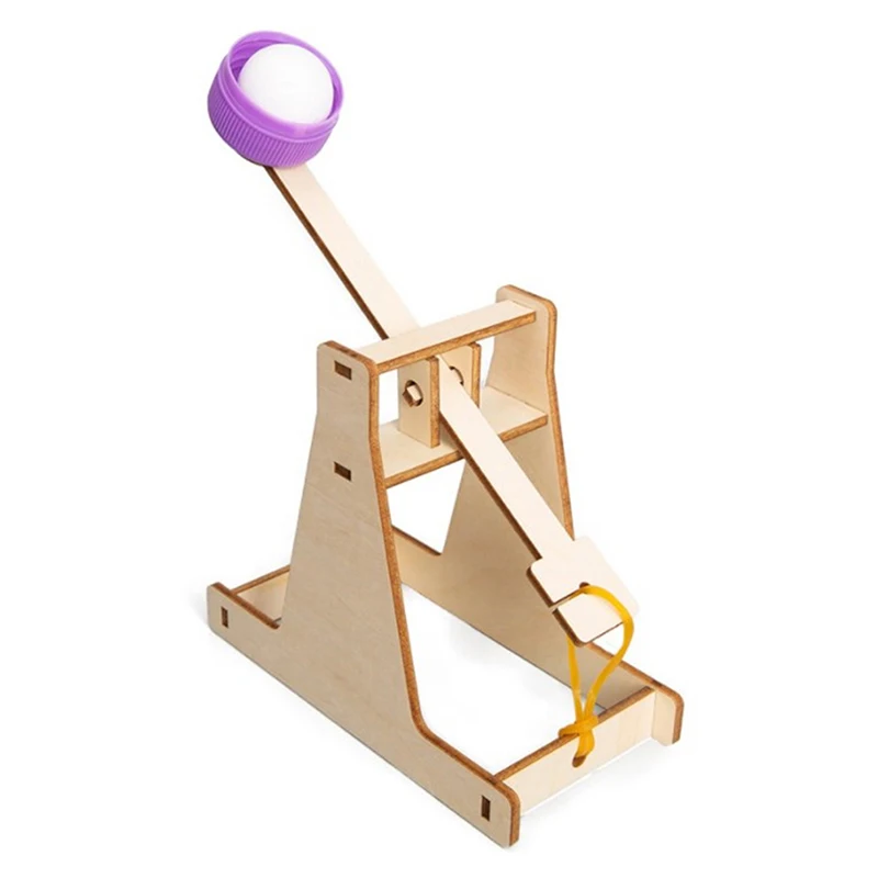 DIY-Assembly-Wooden-Trebuchet-Catapult-Vehicle-Model-Kits-Children-Kids ...