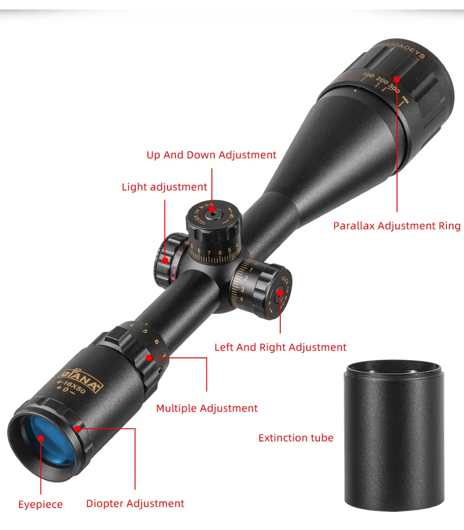 DIANA 4-16x50 Scope Hunting Tactical Optical Sight Airsoft Accessories ...