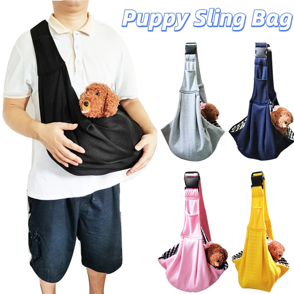 Dog-Cat-Sling-Carrier-Bag-Travel-Pet-Papoose-Bags-Outdoor-Pouch ...