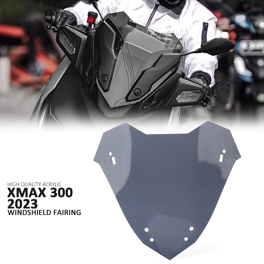 New-Motorcycle-Accessories-Windscreen-Windshield-Smoky-blue-For-YAMAHA ...