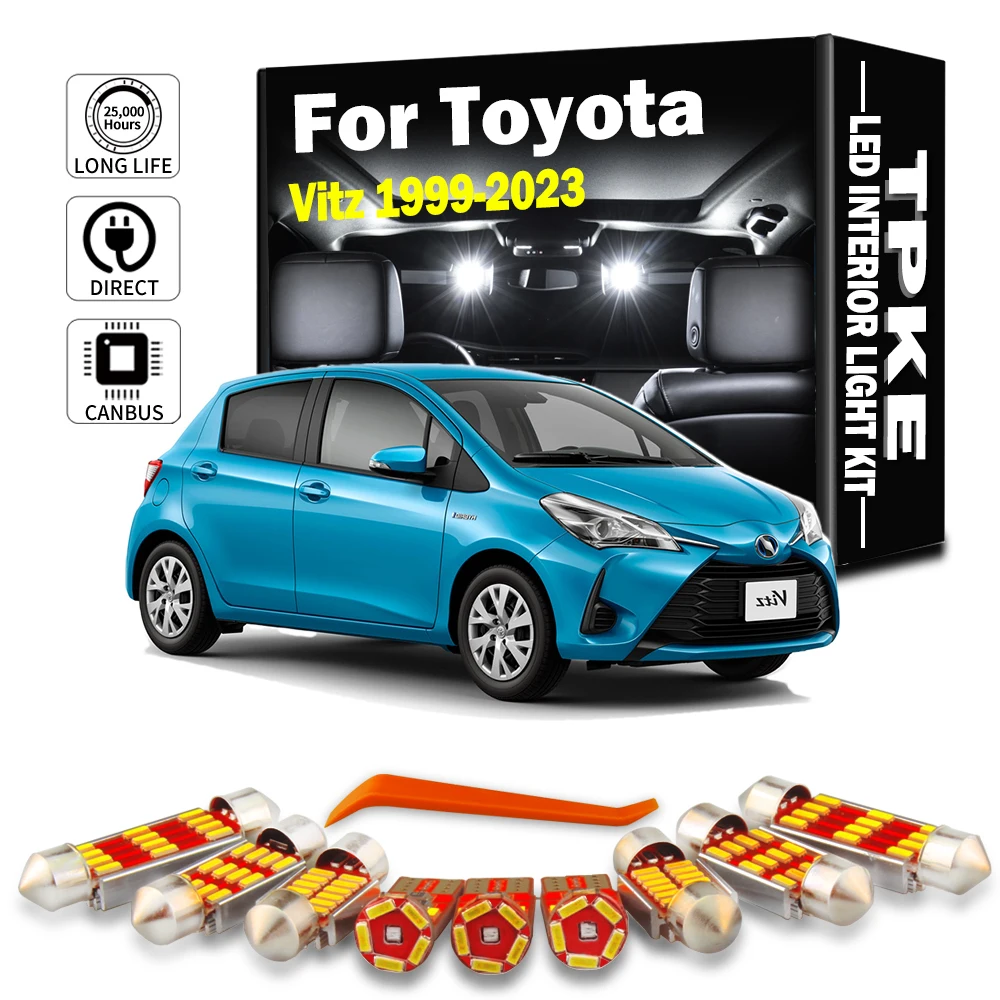 TPKE-LED-Interior-Reading-Indoor-Light-Kit-For-Toyota-Vitz-1999-2016 ...