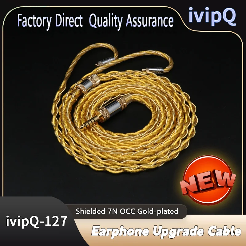 ivipQ-8-Core-Shielded-7N-OCC-Gold-plated-IEM-Earphone-Extension-Cable ...