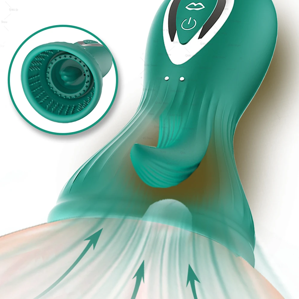 Klitoris Brust Vibrator Saugen Lecken Zunge Sex Spielzeug für Frauen ...