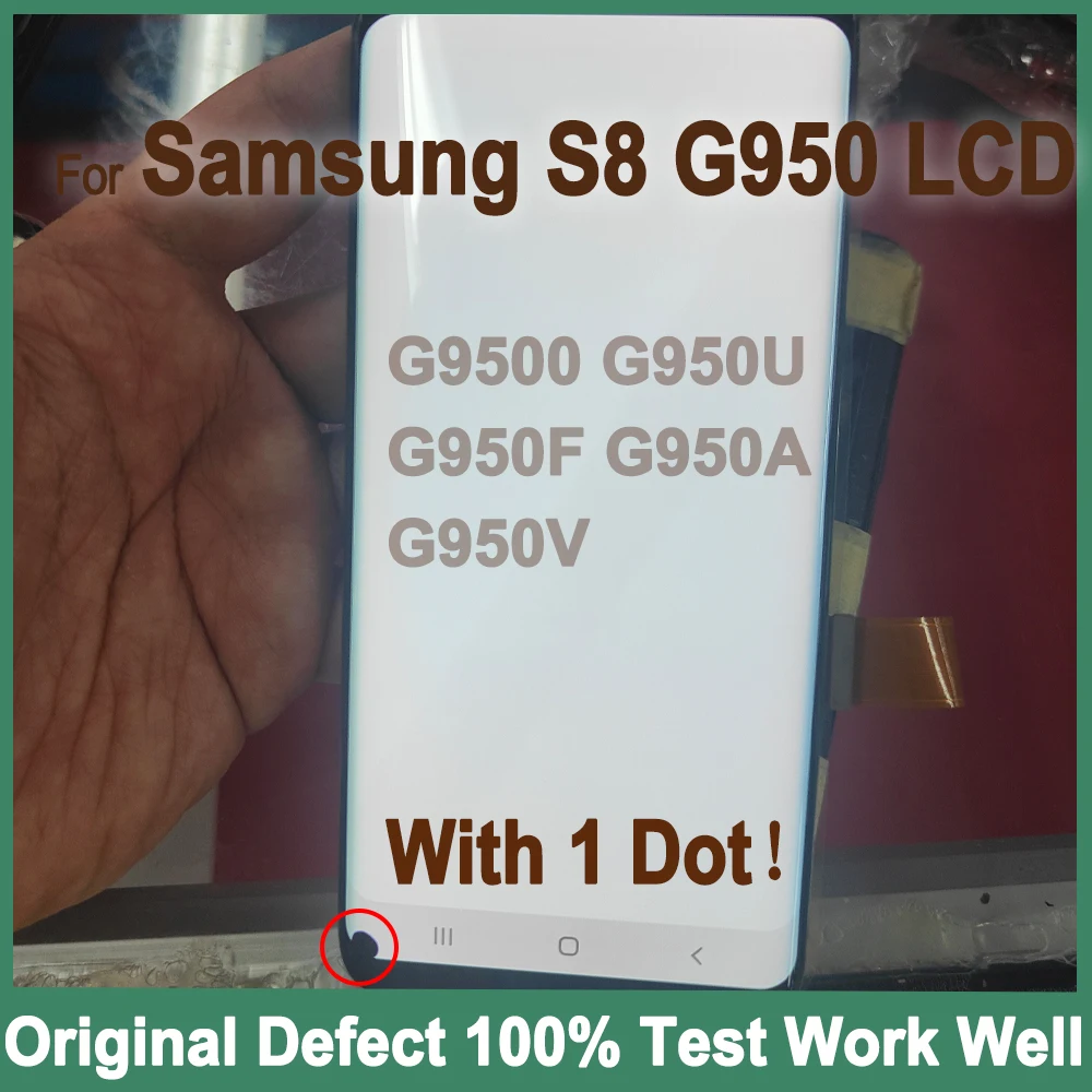 Original Defect LCD With Dot For Samsung Galaxy S8 G950 G950F G950U LCD ...