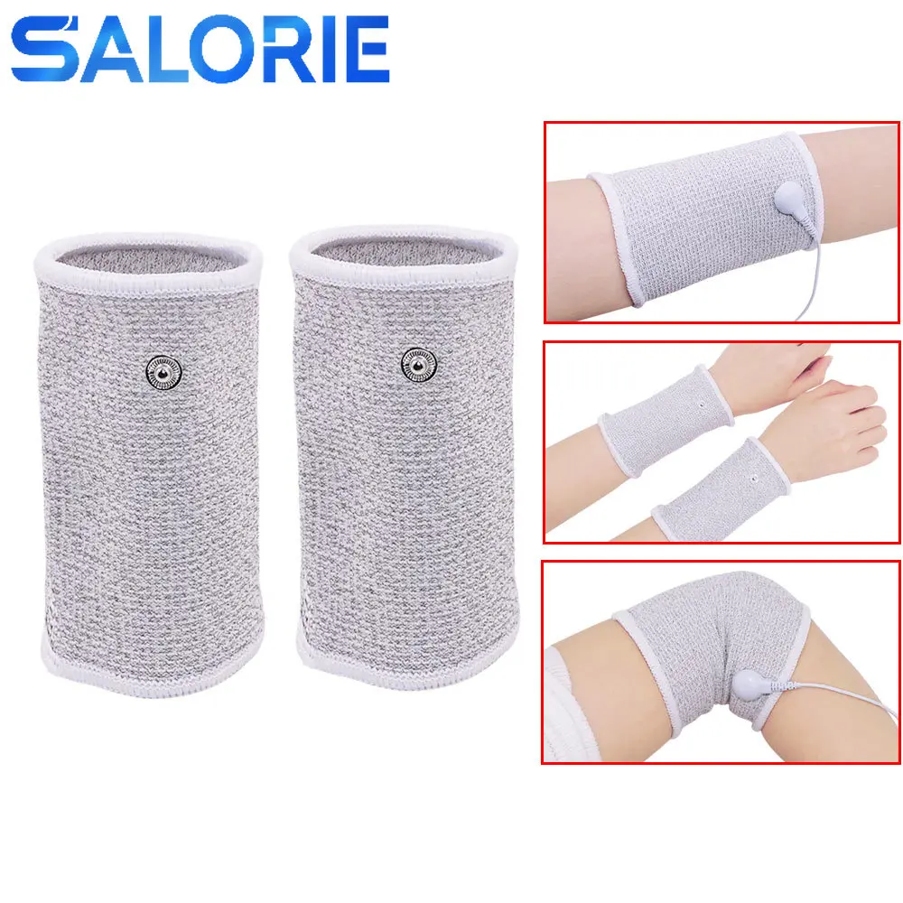 Electrode Massage Therapy Bracers Conductive Wrist Wristband for TENS ...