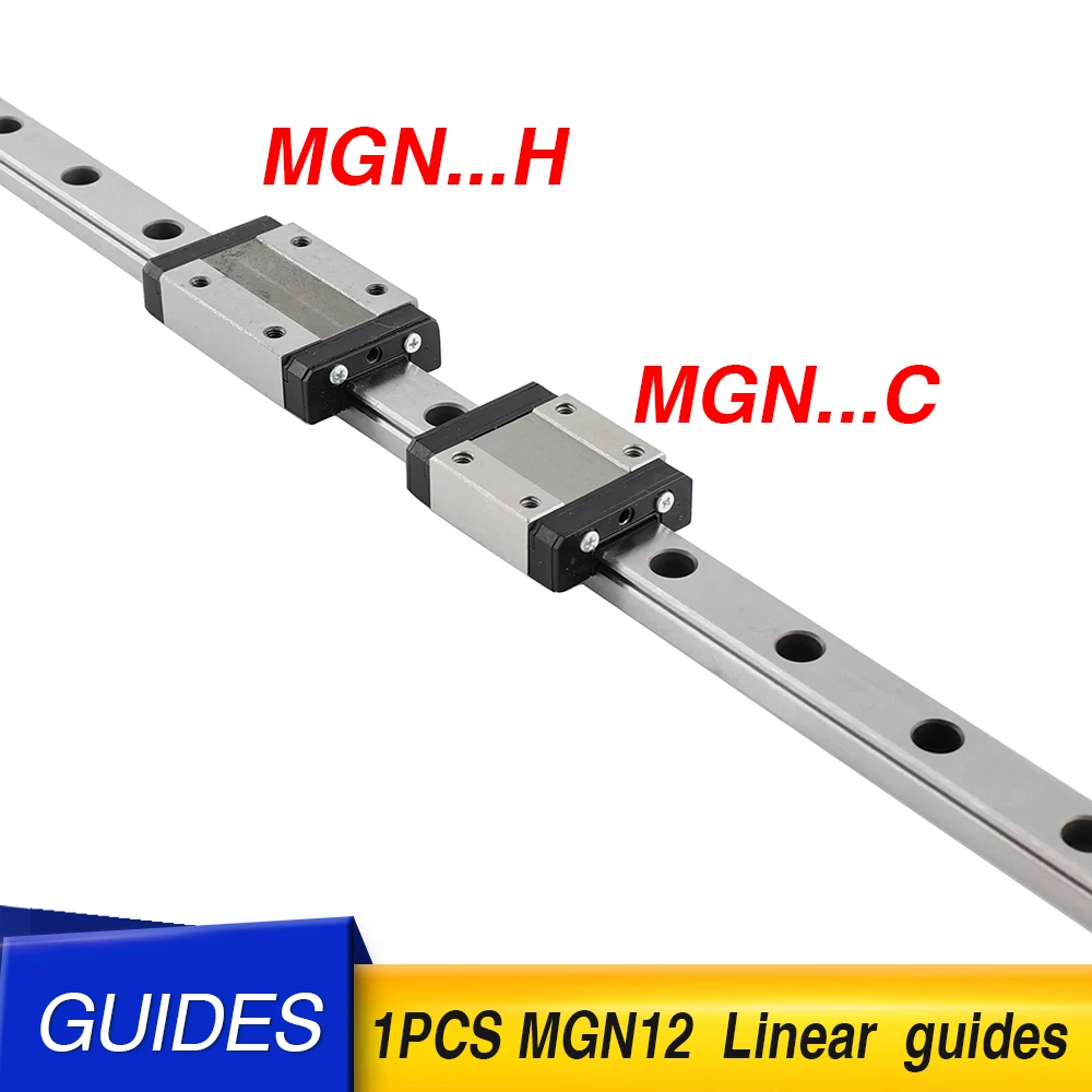 1PCS MGN7C MGN7H Linear Rail Guide 150mm 300mm 400mm 500MM with 1PCS ...