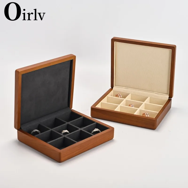 Oirlv-New-Solid-Wood-Jewelry-Display-Box-Ring-Display-Holder-with ...