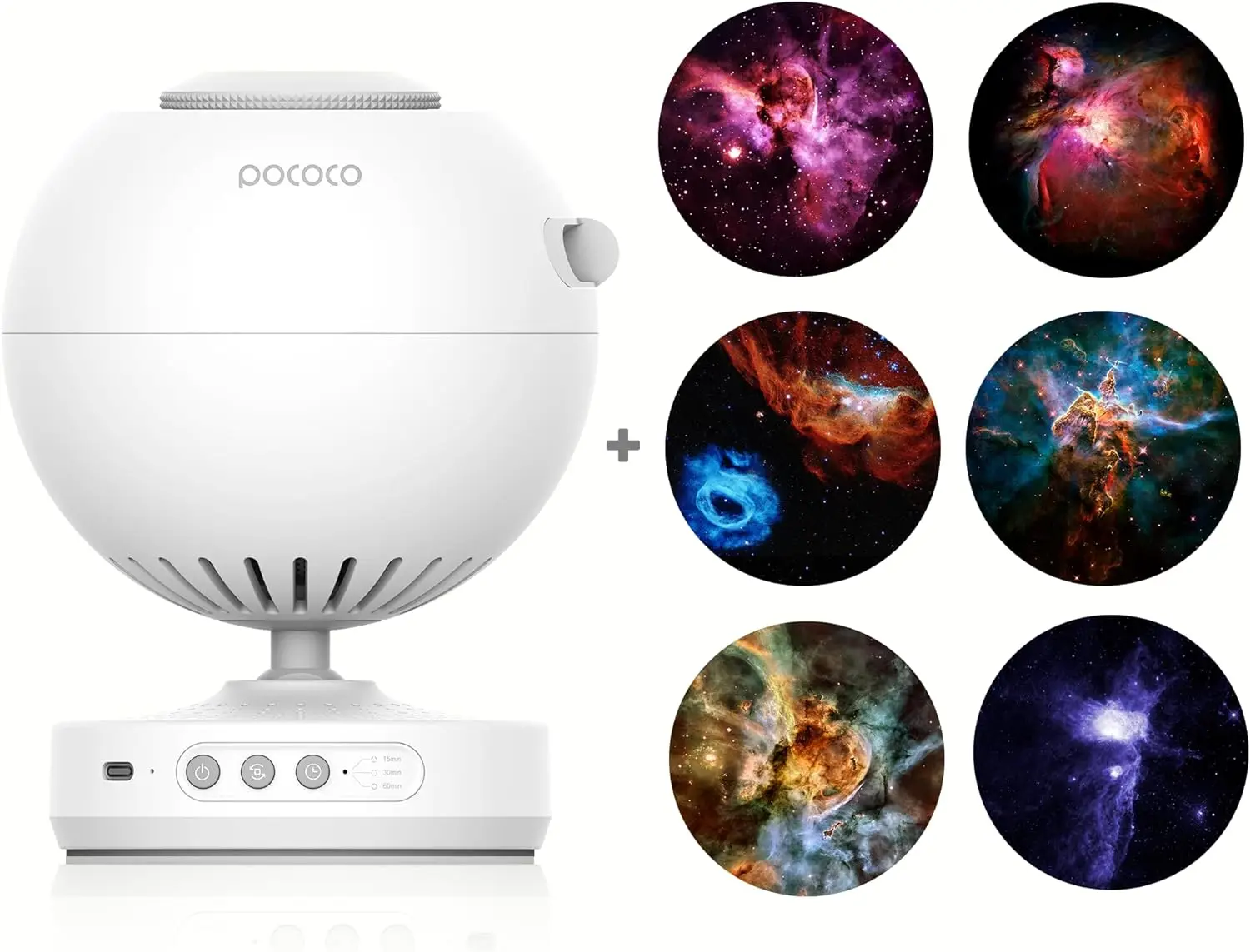 POCOCO-Galaxy-Star-Projector-for-Bedroom-with-Replaceable-Optical-Film ...