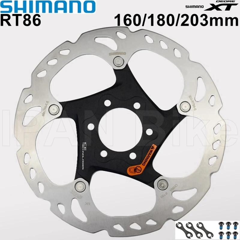 Shimano-Deore-XT-SM-RT86-Brake-Disc-Rotor-RT86-Ice-Point-Techno-Disc ...