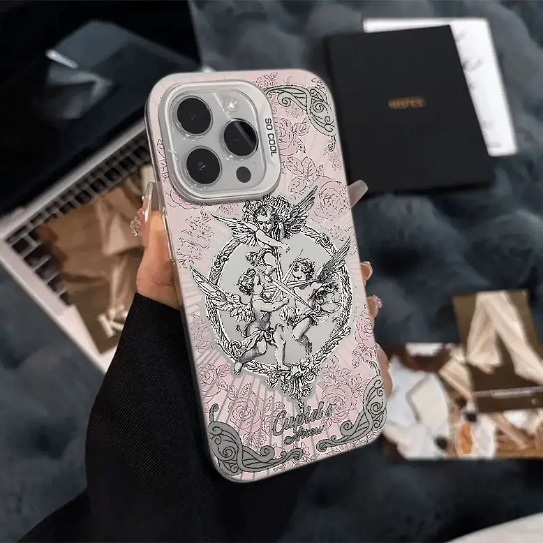 Middle-Ages-Retro-Cupid-Angel-Case-for-Samsung-Galaxy-S24-S23-S22-S21 ...
