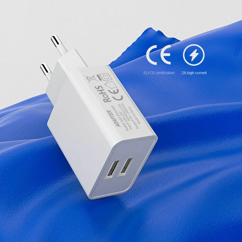 EU-Plug-5V-2A-Dual-USB-Universal-Mobile-Phone-Chargers-Travel-Power ...