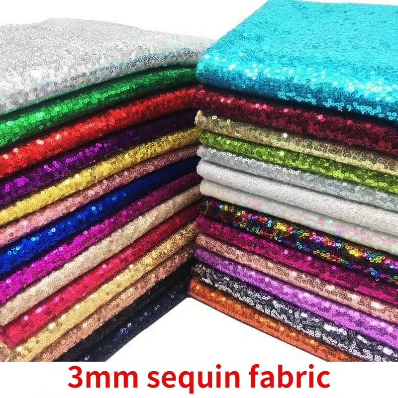 135-100cm-Embroidery-Sequin-Fabric-Gold-Silver-Sparkly-Fabric-For ...
