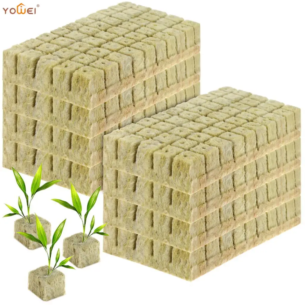400Pcs-1inch-Cubes-Hydroponic-Grow-Cube-Plugs-r-Seed-Soilless ...