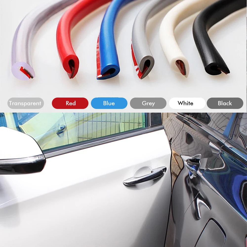 2-5M-Car-Door-Edge-Guard-Trim-Moulding-Strip-Rubber-Anti-Scratch ...