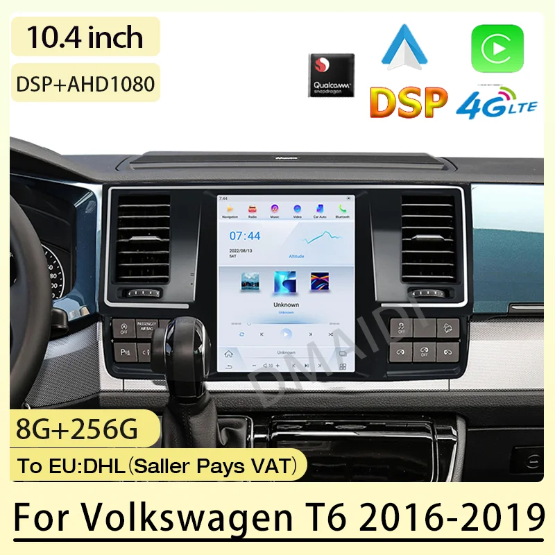 Tesla-Multimedia-Stereo-For-Volkswagen-T5-T6-2016-2019-CarPlay-Auto ...