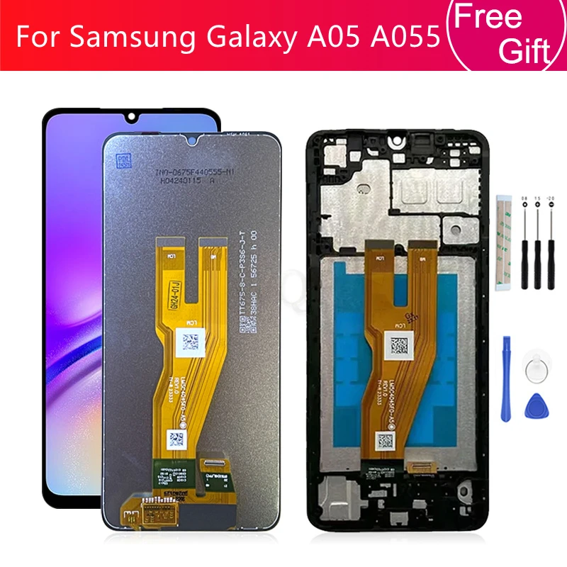 For-Samsung-Galaxy-A055-A055F-LCD-Display-Touch-Screen-Digitizer-Assembly-With-Frame-For-Samsung ...