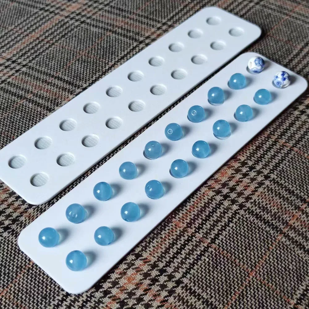 Acrylic-Pearl-Display-Tray-Trollbeads-Adhesive-Board-DIY-Chain-Charms ...