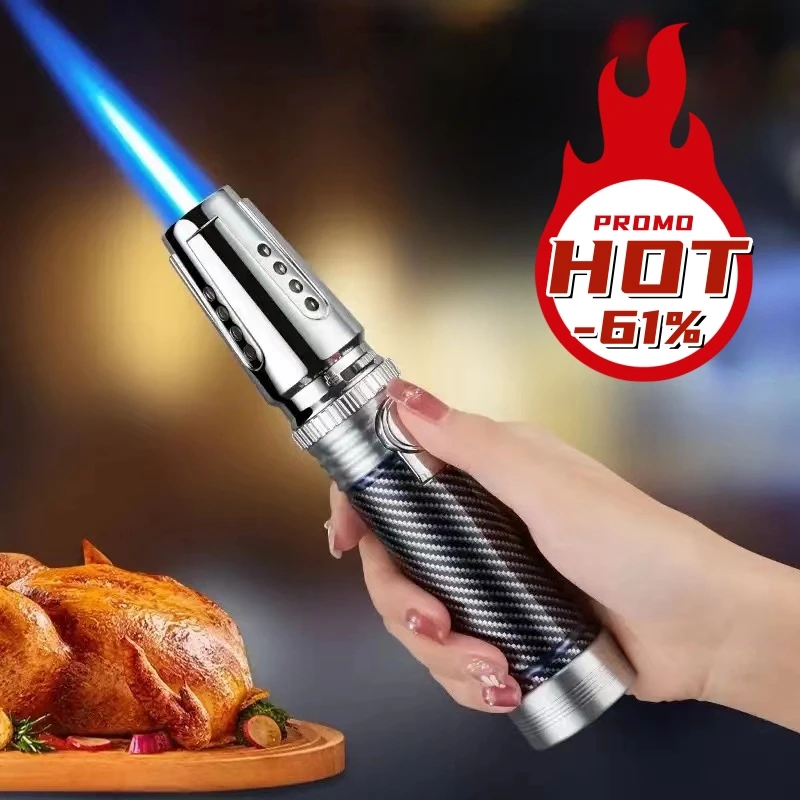 Hot-High-temperature-Kitchen-Baking-Gun-Windproof-Mental-Welding-Torch-Powerful-Spray-Spitfire ...