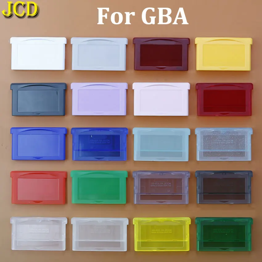 JCD Plastic Protective Cartridge Shell Case For GBA Game Storage Card ...