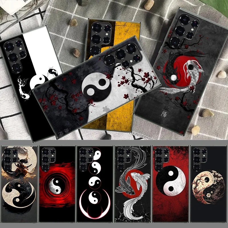 Eight Diagrams Taiji Yin Yang Coque For Samsung S23 S22 Ultra S24 FE ...