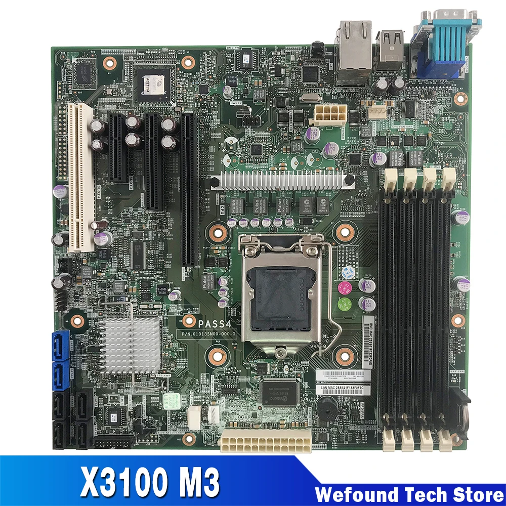 100-Working-Server-Motherboard-For-IBM-X3100-M3-01013SN00-000-G-49Y7257 ...