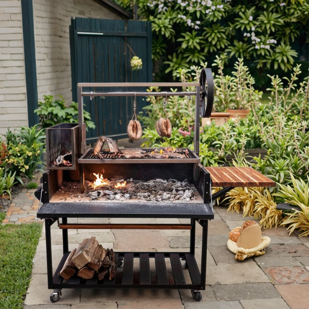 Modern Premium Argentine/Santa Maria Outdoor BBQ Grill Freestanding ...