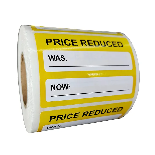 Real Price Tag Sticker