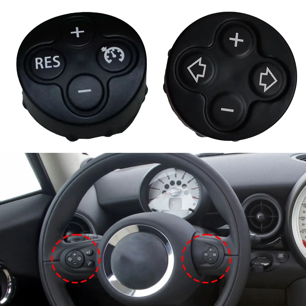 1-Pair-Car-Steering-Wheel-Switch-Cruise-Control-Button-Covers-For-BMW ...