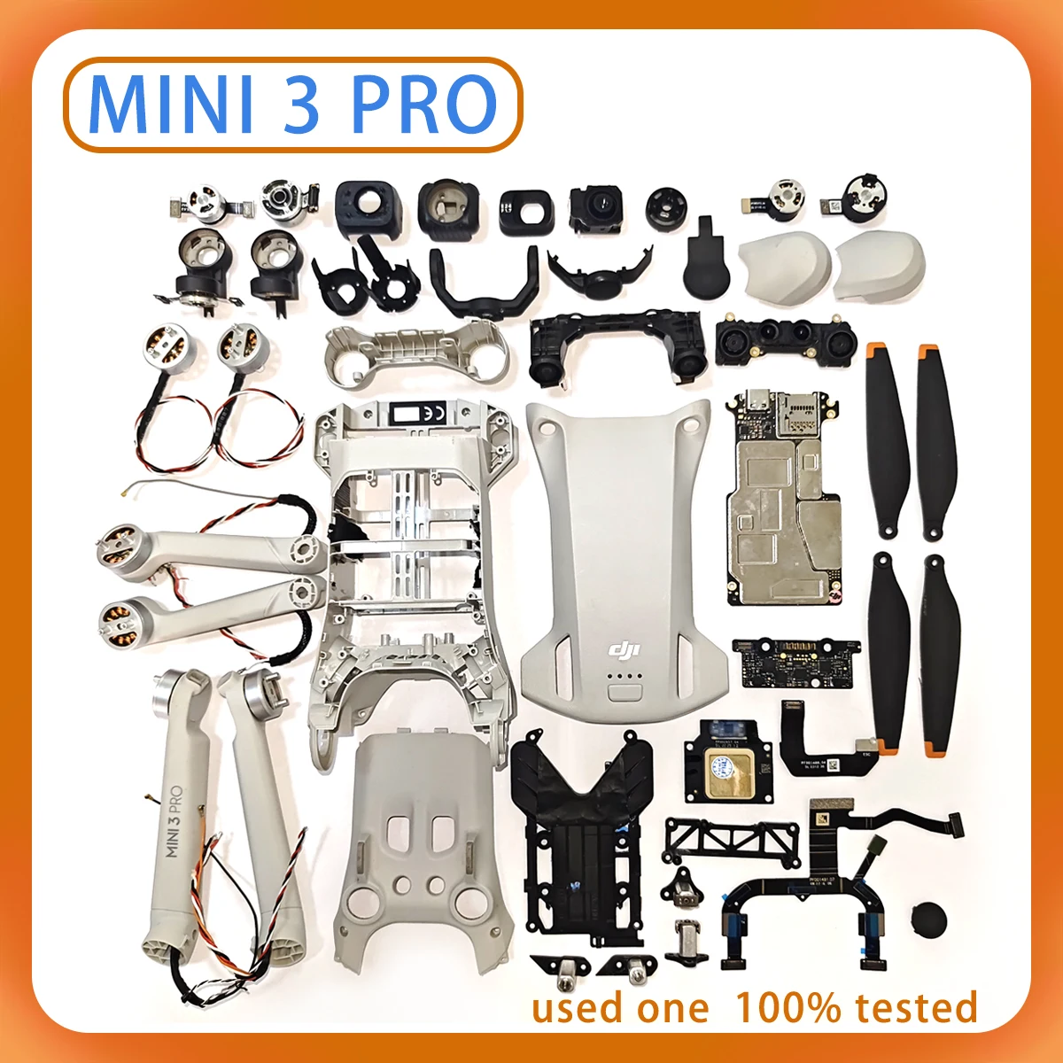 Mini-3pro-upper-shellmiddle-frame-motor-arm-Gimbal-Axis-Mini-3pro-yaw ...