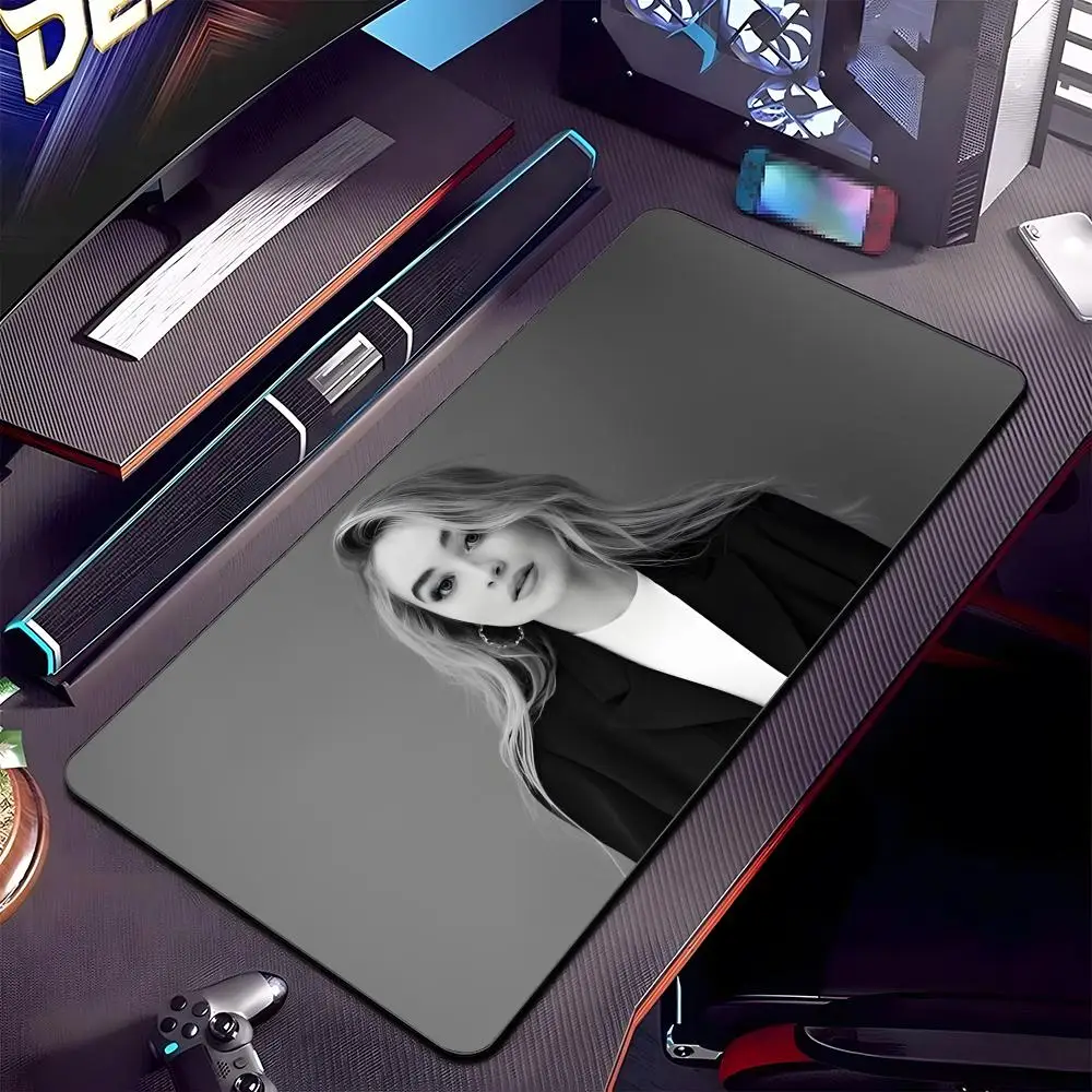 singer S-sabrina C-carpenter Mouse Pad Mousepad Large Gaming LockEdge ...
