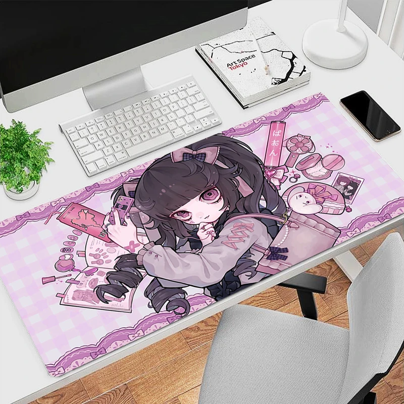 Large-Pink-Mouse-Pad-Gamer-Anime-Sexy-Girls-Rubber-Mat-Mausepad-Gaming ...