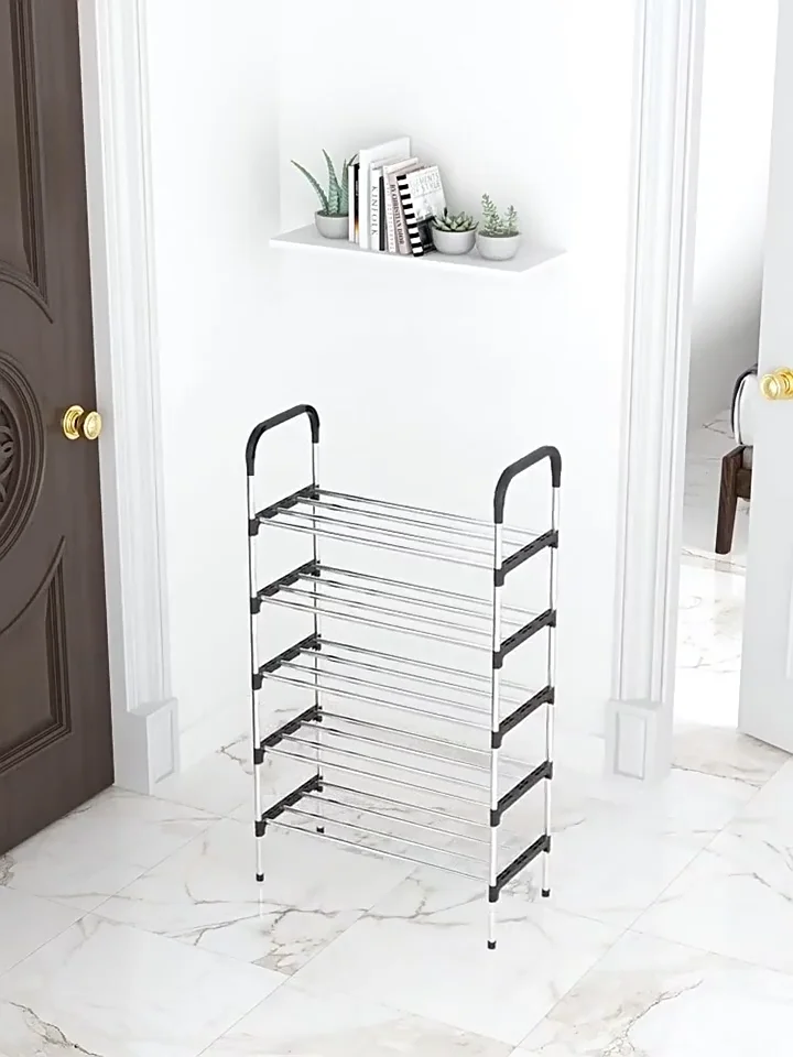 Stainless Steel Foldable Shoe Rack 7 Layer Size | Daraz.com.np