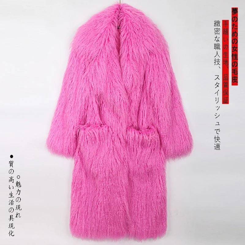 Женская шуба из искусственного меха | AliExpress
